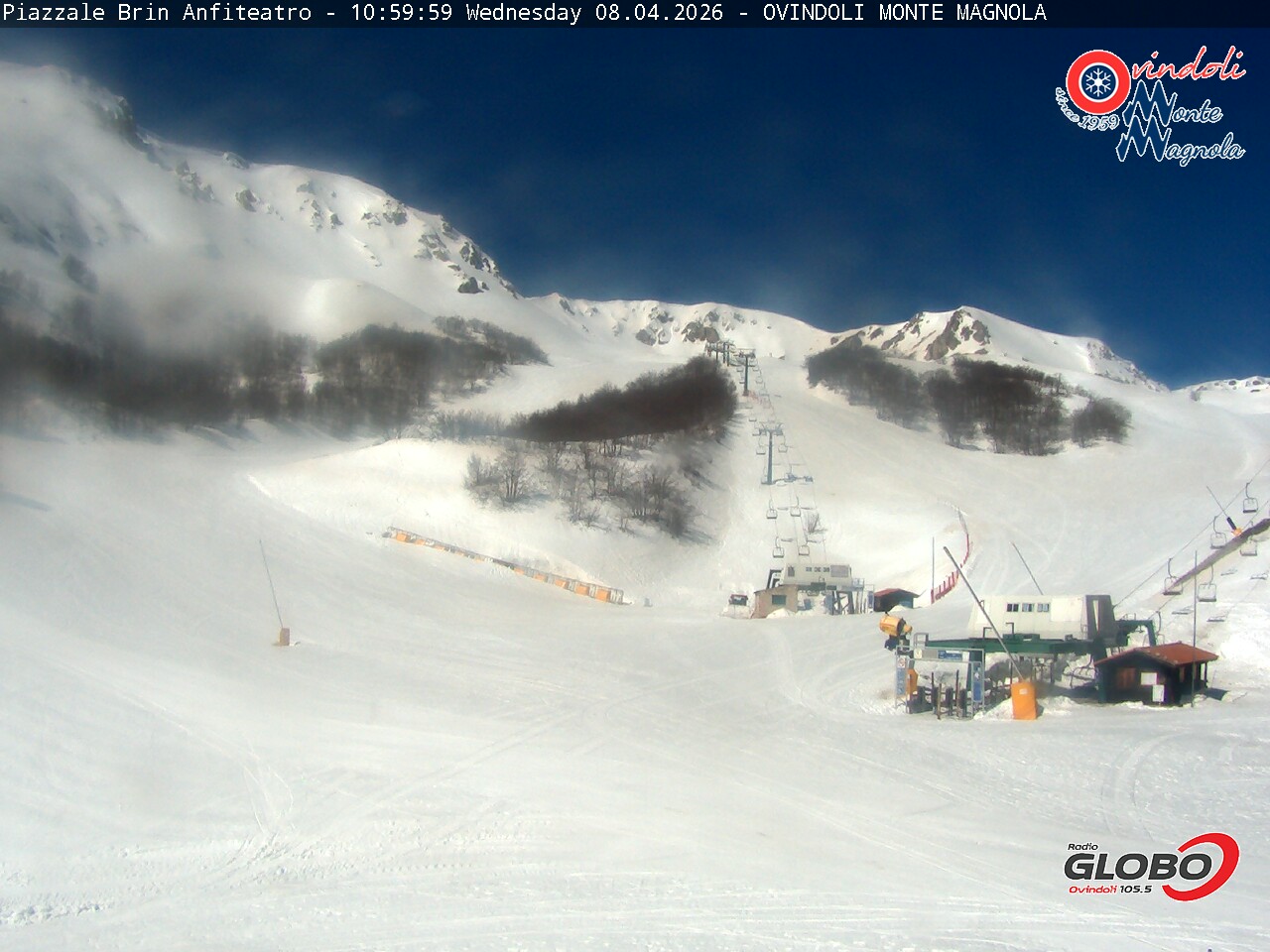 Webcam Ovindoli - Situazione neve e meteo sulle piste da sci | Dove Sciare